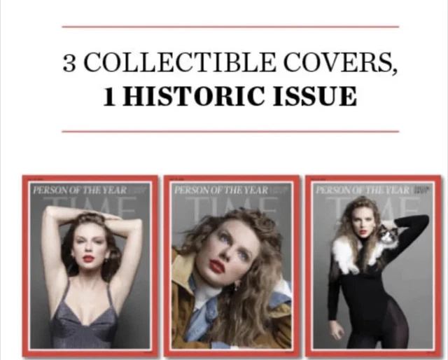 TIME MAGAZINE - TAYLOR SWIFT - PRE ORDER 2023, Complete 3 Cover Set £51 ...