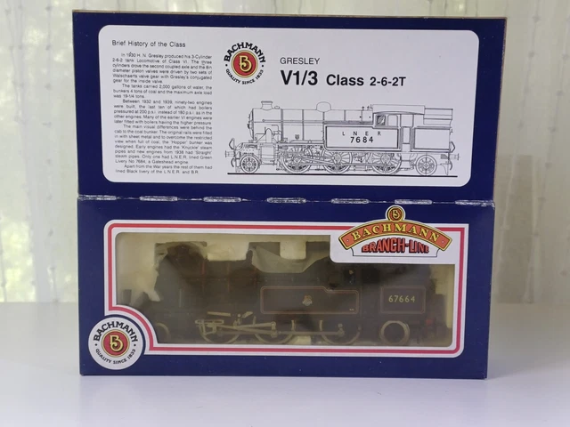 BACHMANN 00 GAUGE 31-602 V1 67664 Br Black Steam Loco Spares Or Repair ...