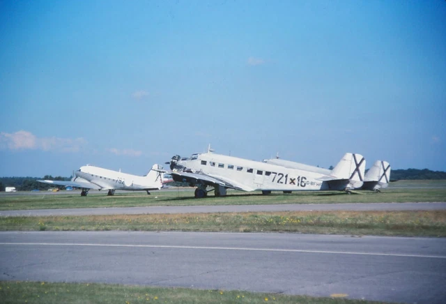 ORIGINAL COLOUR SLIDE Junkers Ju-52 G-BFHF/721-16 - private £4.99 ...