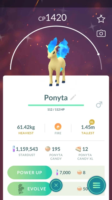 POKÉMON TRADE GO - Shiny Ponyta & 3Moves for Great League $20.00 ...