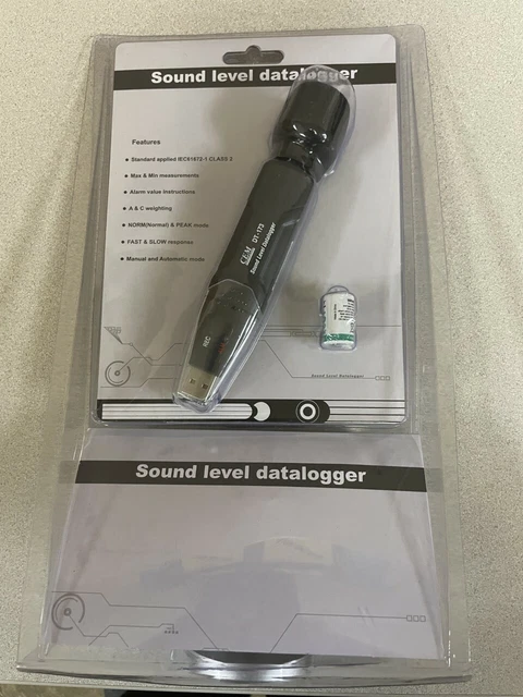 SOUND LEVEL METER/ Built-In Datalogger Meter USB CEM DT-173 (Extech ...