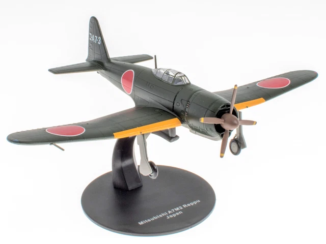 MITSUBISHI A7M2 REPPU Airplane The Cast Finished Model 1:72 Scale £15. ...