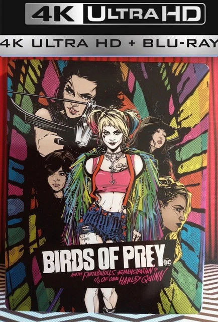 BIRDS OF PREY... (STEELBOOK) 4K UHD Blu-ray. 2-Disc. MARGOT ROBBIE. DCU £11.00 - PicClick UK