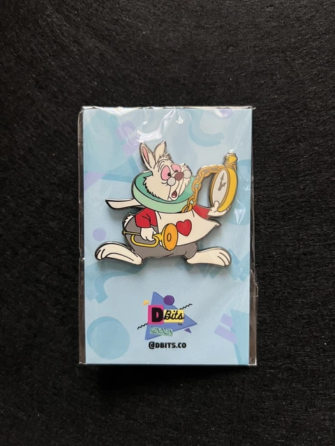 DISNEY ALICE IN Wonderland White Rabbit Pin Fantasy Not Official Dbits ...