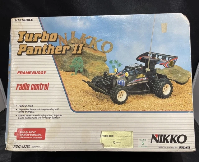 NIKKO TURBO PANTHER II Boxed Remote Control Car RC (WORKING) USED £59.99 - PicClick UK
