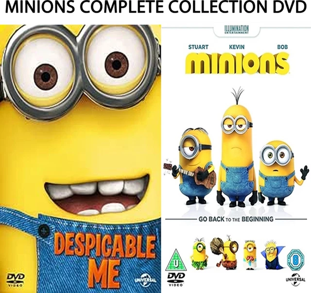 DESPICABLE ME PART 1 and 2 MINIONS Part 1 + 3 Mini Movie COLLECTION DVD ...