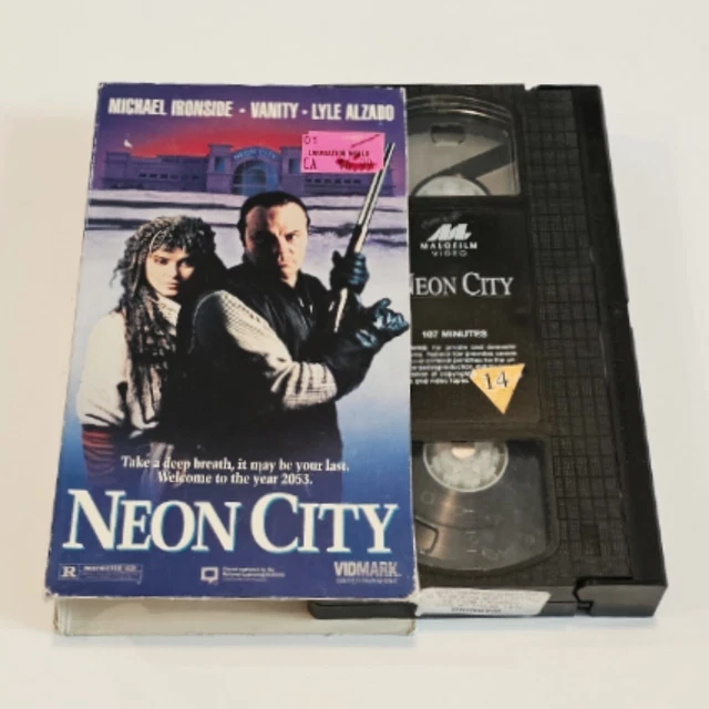 NEON CITY (RARE OOP VHS Cassette Tape) *PLZ LOOK AT PICTURES & READ ...