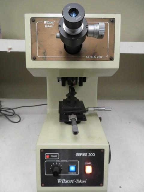 WILSON TUKON MICROHARDNESS Tester Series 200 Vickers Knoop $2,299.98 ...
