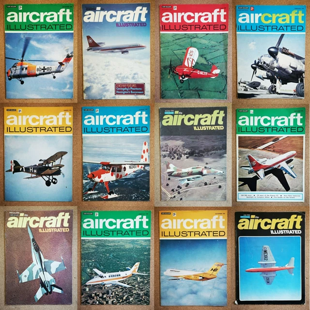 MAGAZINE - AIRCRAFT Illustrated Aeroplanes Contents Shown - Various ...