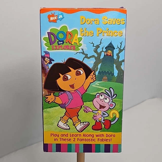 DORA THE EXPLORER Saves The Prince VHS 2002 Nick Jr Kids Cartoon Movie ...