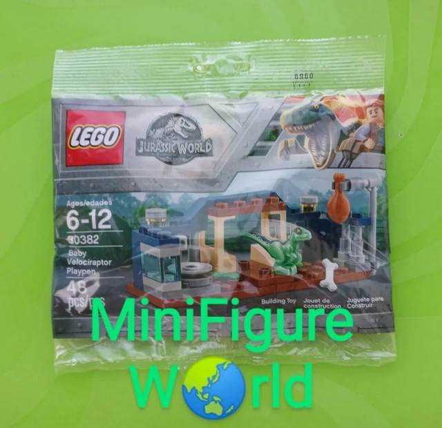NEW LEGO 30382 Jurassic World Velociraptor Playpen Pack MiniFigure ...