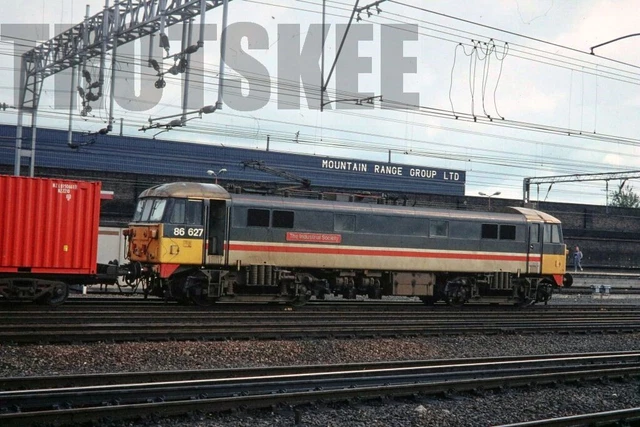 35MM SLIDE BR British Railways Electric Loco Class 86 86627 c1990 ...