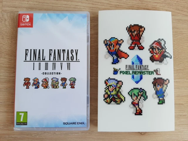 FINAL FANTASY I-VI Collection Pixel Remaster + Fourreau -Switch- Neuf ...
