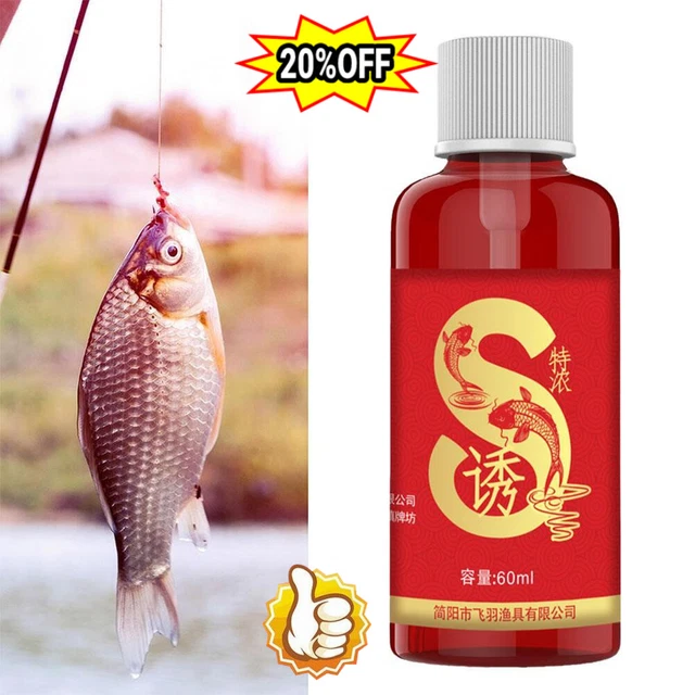STRONG FISH ATTRACTANT Concentrated Red Worm Liquid Fish Bait Additive ...