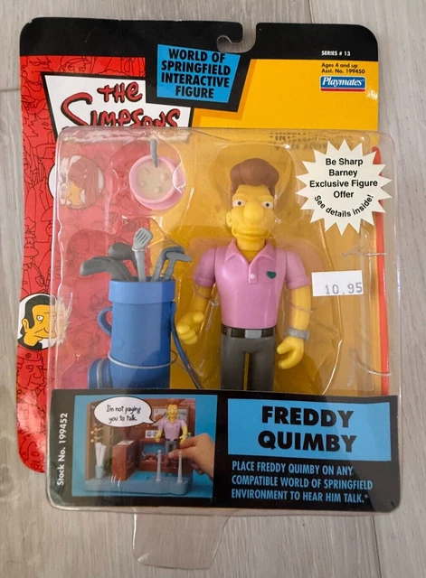 FIGURA FREDDY QUIMBY Simpsons mundo de Springfield wos serie 13 2003 ...