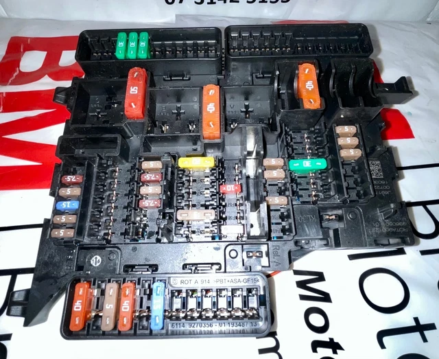 MINI CABRIO F57 2016 Fuse Relay Box Control Module Unit 9270356 OEM EUR ...