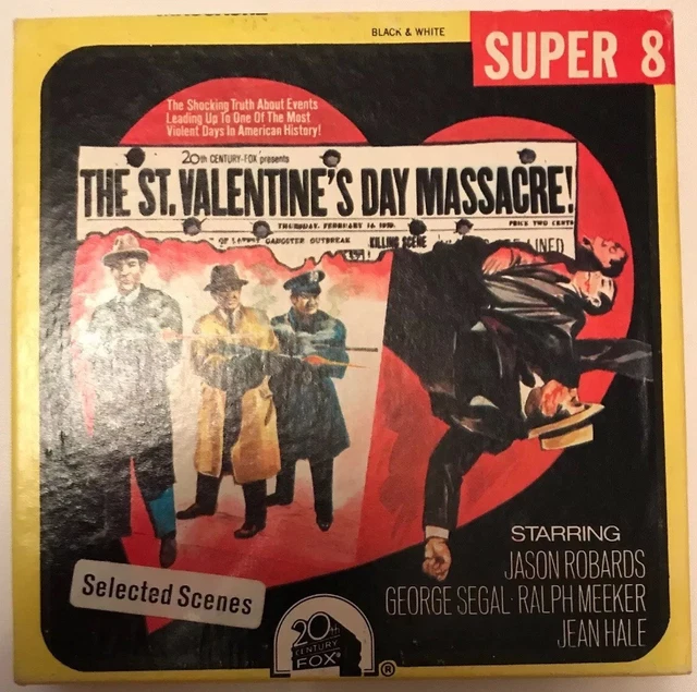 ST VALENTINE'S DAY Massacre, Very Rare Super 8 (8mm) Cine Film Movie ...