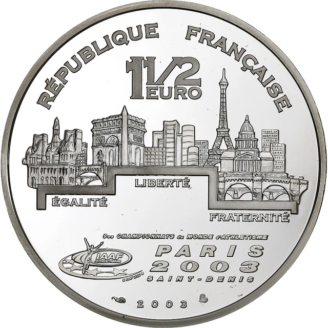 [#198627] FRANCE, 1-1/2 Euro, Championnat du Monde d'Athlétisme Saint ...