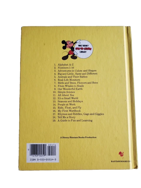 WALT DISNEY FUN To Learn Library - Simple Science Book volume 10 1983 ...