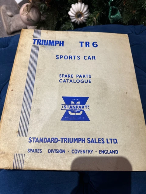 TRIUMPH TR6 FUEL injection and carburetor factory parts workshop manual ...