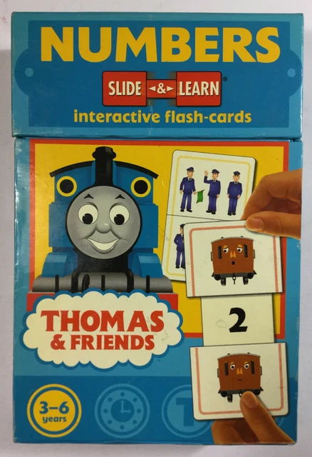 THOMAS & FRIENDS Numbers Slide & Learn Interactive Flash-Cards Box Set ...