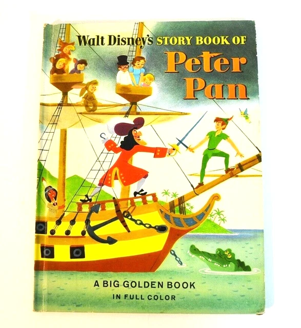 1953 DISNEY PETER PAN Big Golden Book £15.32 - PicClick UK
