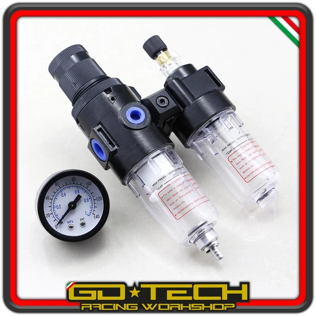 GROUPE FRL RÉGULATEUR Pression Compresseur Air Anti-condensation ...