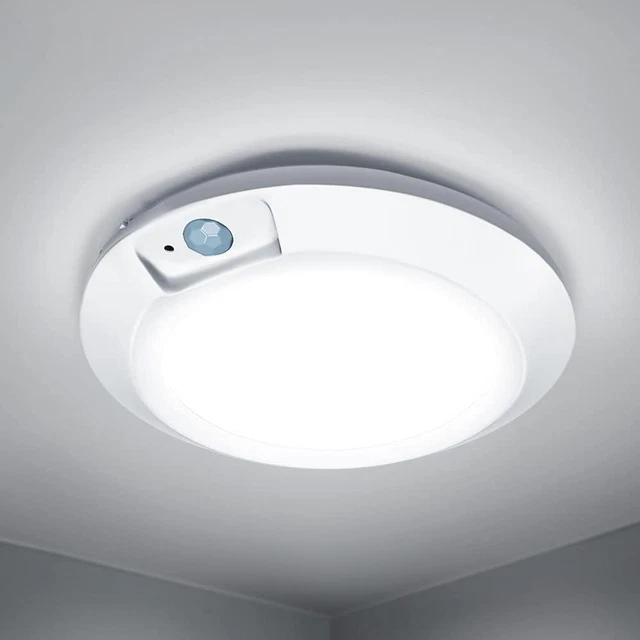 MOTION SENSOR CEILING Light,Battery Operated Sensor Light Indoor,6.5 ...