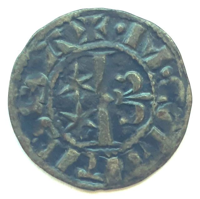COMTE DE NEVERS, denier, MAHAUT II (1257-1267), Sup, INEDIT EUR 65,00 ...