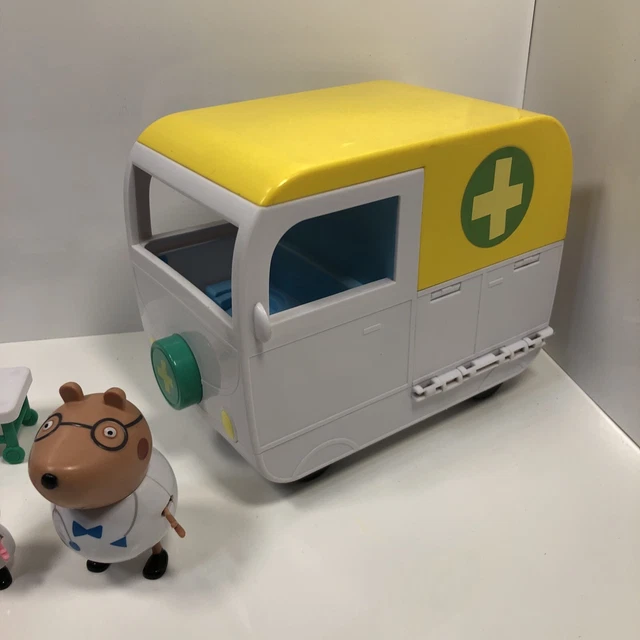 PEPPA PIG AMBULANCE MOBILE MEDICAL CENTRE And Panda Police Car & Figure ...