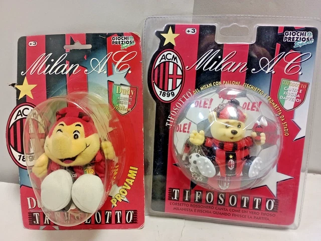 TREMOLOTTO DUDY /TIFOSOTTO Milan Giochi Preziosi Gadget Mascotte Calcio ...