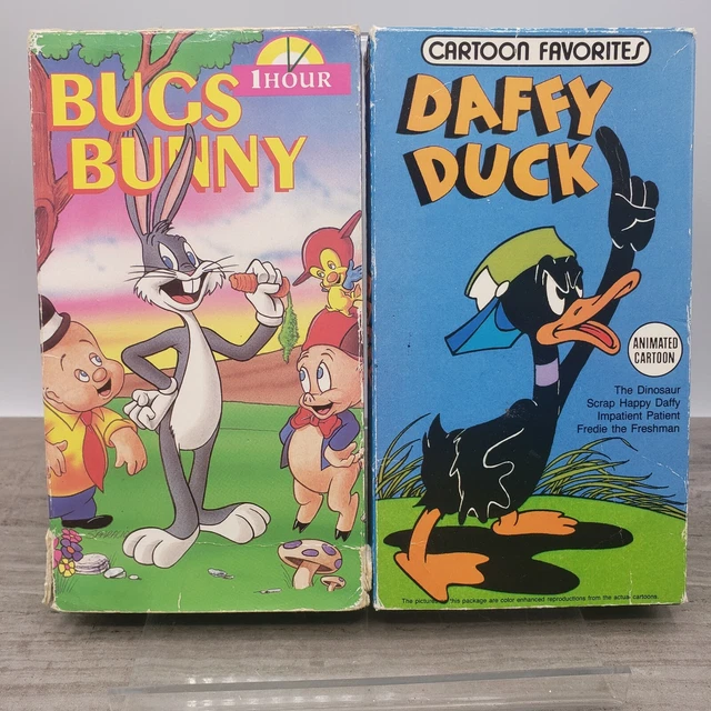 BANDES VIDÉO VHS Daffy Duck BUGS BUNNY 8 dessins animés 1992 Wacky ...