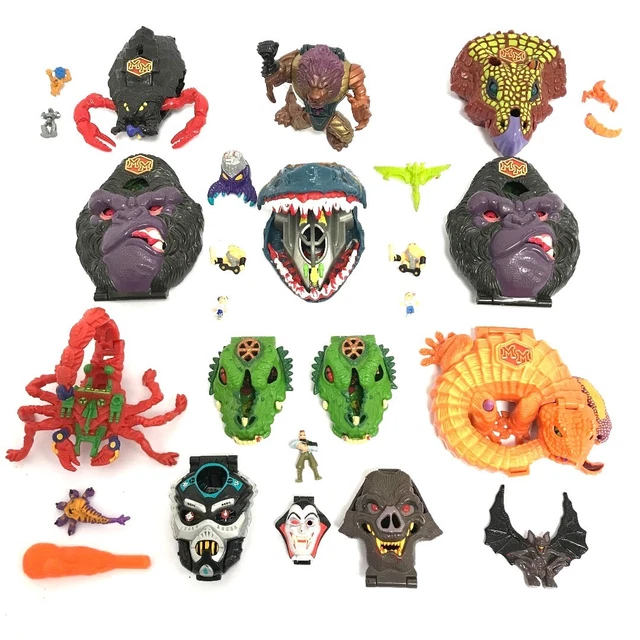 MIGHTY MAX DOOM Zone Horror & Shrunken Heads Battle Warrior Vintage x12 ...