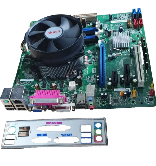 INTEL DQ77CP SOCKET LGA1155 DDR3 Motherboard i3- 3220 CPU With Fan & I ...