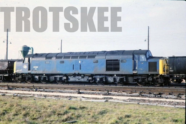 35MM SLIDE BR British Railways Diesel Loco Class 40 40028 1988 Original ...