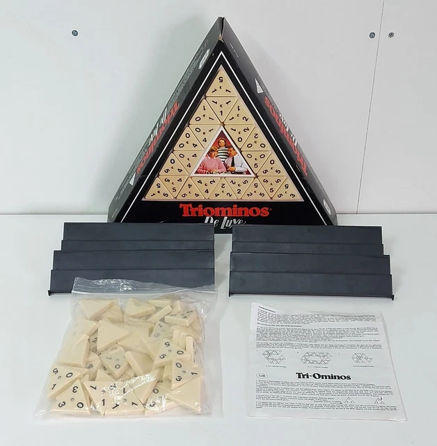 VINTAGE TRIOMINOS DELUXE By Goliath Games Complete With Instructions £ ...