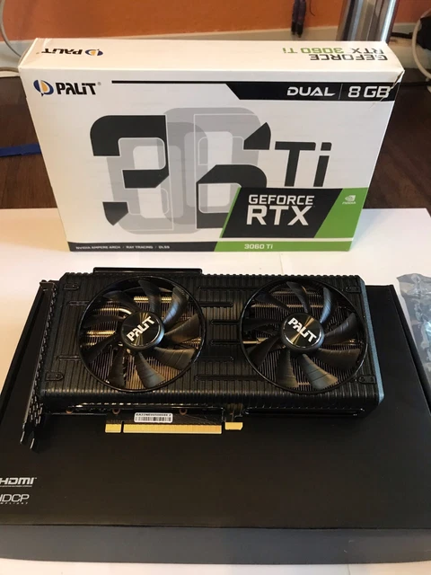 PALIT GEFORCE RTX 3060 Ti Dual OC 8GB GDDR6 Grafikkarte, nagelneu UVP ...