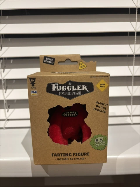 FUGGLER FARTING FIGURE Motion Activated Red. 9cm £16.99 - PicClick UK