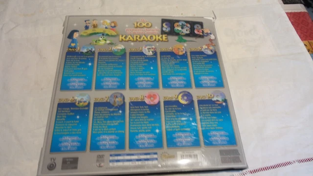 LES 100 PREMIÈRE chansons en dessin animé karaoké 10 cd très bon état ...