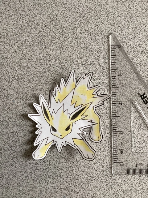 HOMEMADE JOLTEON GEN 1 Vintage Old Ken Sugimori Watercolour Art Style ...