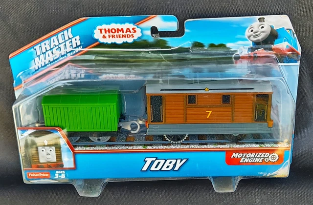 FISHER PRICE THOMAS & Friends TrackMaster TOBY Motorized Engine & Box ...