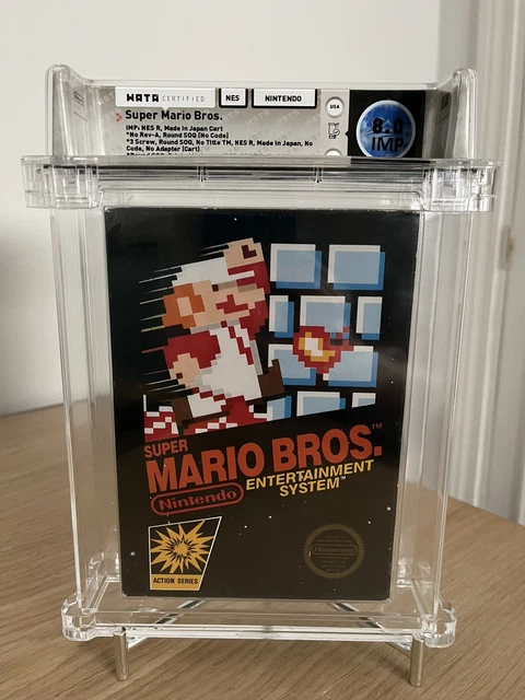 SUPER MARIO BROS - NES - USA Version WATA Certified - READ DESCRIPTION ...
