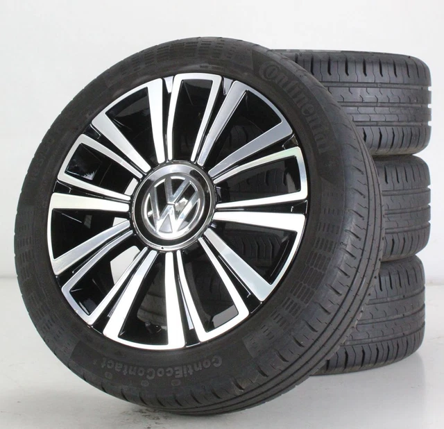VW UP 1S Summer Wheels 16 Inch Alloy Rims La Boca Black Rims ...