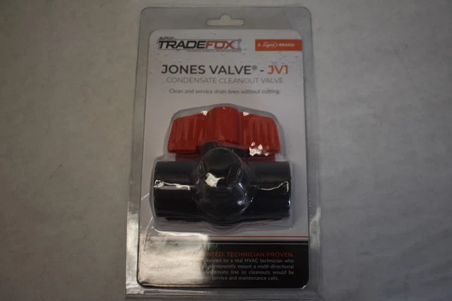 SUPCO JV1 JONES Valve Condensate Drain Cleanout Valve for A/C ...