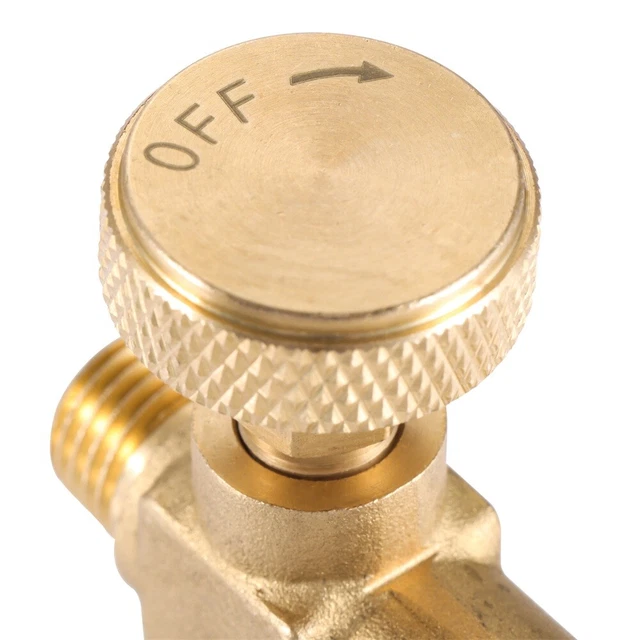 NEEDLE VALVE HIGH Pressure Propane LPG Gas Flow Control Needle Valve ...