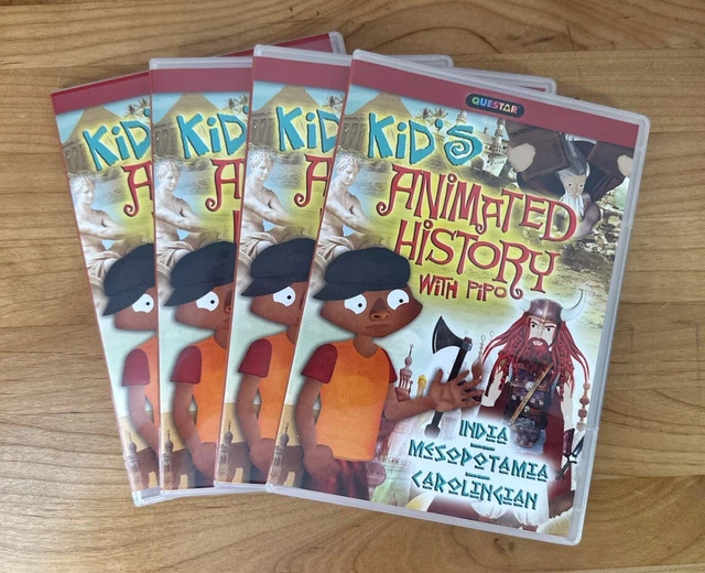 KIDS ANIMATED HISTORY with Pipo: Ancient Cultures DVD 2012 4 Discs ...