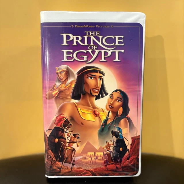 THE PRINCE OF Egypt VHS DreamWorks Animated Epic White Clamshell 1998 £ ...