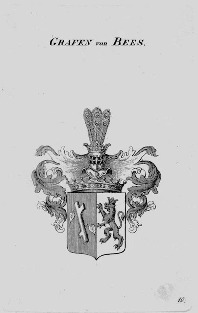 1820 - BEES Wappen Adel coat of arms heraldry Heraldik crest ...