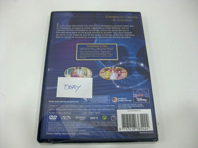 CINDERELLA DVD DISNEY Animation Sealed New £28.33 - PicClick UK