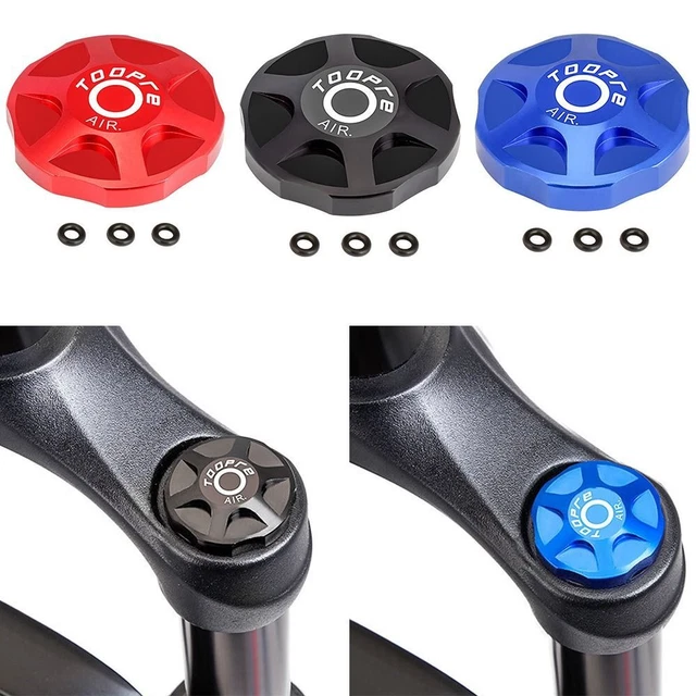 SHOULDER GAS CAPS MTB Fork Cap Bicycle Fork Cover Air Fork Cover Nozzle ...